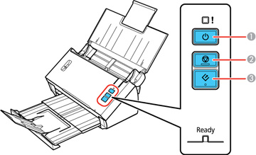 Scanner Buttons and Lights