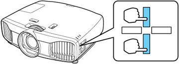 Correcting Image Shape with the Keystone Buttons