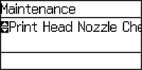 Checking the Nozzles Using the Product Control Panel
