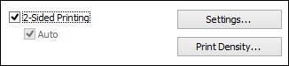Selecting Double-sided Printing Settings - Windows