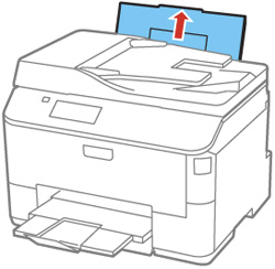 Loading Paper and Envelopes in the Rear Paper Feed Slot