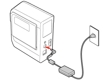 Connecting the AC Adapter