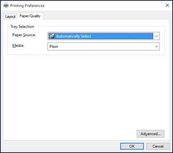 Selecting Basic Print Settings - PostScript Printer Software - Windows