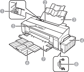 Printer Parts - Top