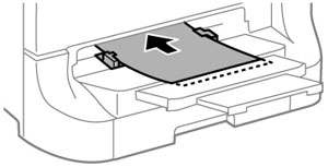 Loading Paper in the Front Paper Feed Slot