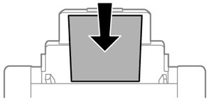 Loading Paper and Envelopes in the Rear Paper Feed Slot