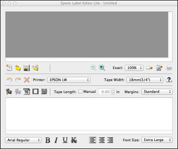 Cómo crear una etiqueta básica en Label Editor Lite