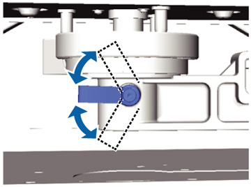 Adjusting the Angle of the Fixing Lever