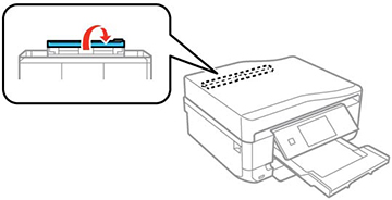 Loading Paper in the Rear Paper Feed Slot