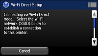 Enabling Wi-Fi Direct Mode