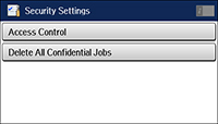 Setting User Feature Restrictions (Access Control)