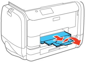 Loading Paper and Envelopes in the Rear Paper Feed Slot