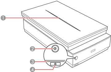 Scanner Buttons and Lights