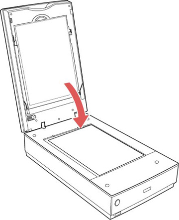 Placing Originals on the Scanner Glass