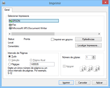 Como imprimir seu documento ou foto - Windows