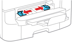Loading Paper in the Front Paper Feed Slot