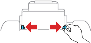 Loading Paper and Envelopes in the Rear Paper Feed Slot