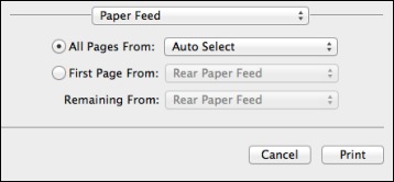 Selecting Basic Print Settings - PostScript Printer Software - OS X