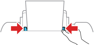 Loading Paper and Envelopes in the Rear Paper Feed Slot