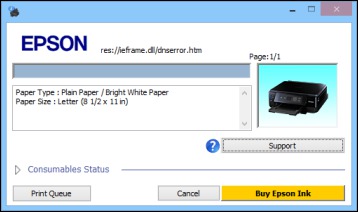 Checking Print Status - Windows