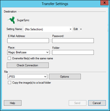 Uploading Scanned Images to SugarSync