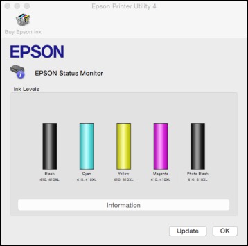 Checking Cartridge Status with OS X