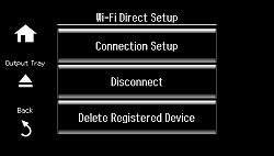 Enabling Wi-Fi Direct Mode