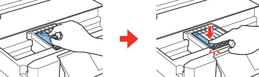 Removing and Installing Ink Cartridges