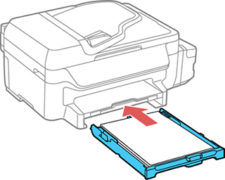 Loading Paper in the Cassette