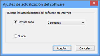 Cómo cambiar las opciones de actualización automática