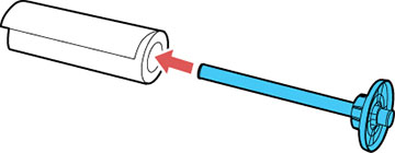 Loading Roll Paper on the Spindle