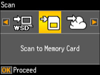 Starting a Scan Using the Product Control Panel