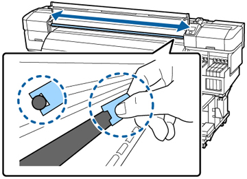 Applying Carriage Rod Grease