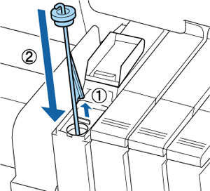 Replacing the Chip Unit and Refilling Ink