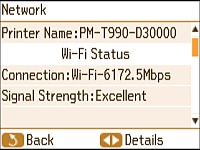 Viewing the Network Status