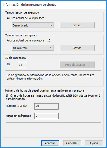 Cómo revisar el contador de hojas - Windows