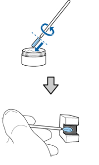 Applying Carriage Rod Grease