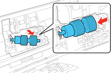 Replacing the Separation Rollers