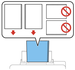 Loading Paper or Envelopes in the Rear Paper Feed Slot