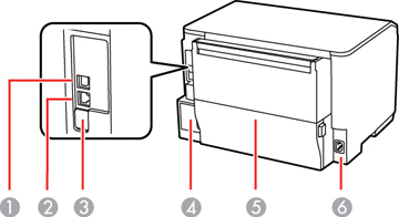 Printer Parts - Back
