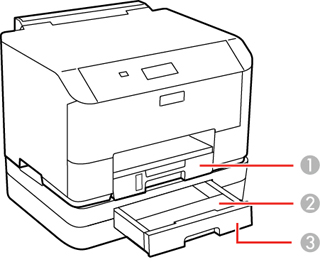 Printer Parts - Top
