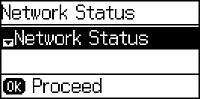 Printing a Network Status Sheet