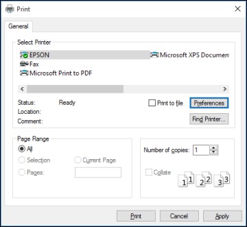 Printing Your Document or Photo - Windows
