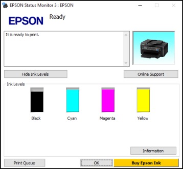Checking Cartridge Status with Windows