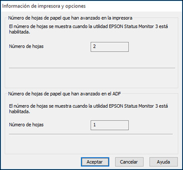 Cómo revisar el contador de hojas - Windows