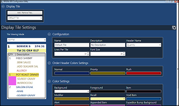Display Settings - Displays Tab