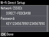 Enabling Wi-Fi Direct Mode