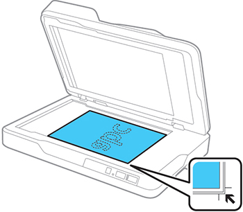 Placing Originals on the Scanner Glass