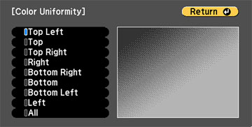 Adjusting the Color Tone (Color Uniformity)