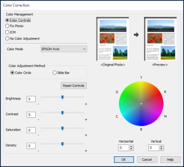 Custom Color Correction Options - Windows